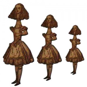 Stretched Alice - Alice in Wonderland Shapes